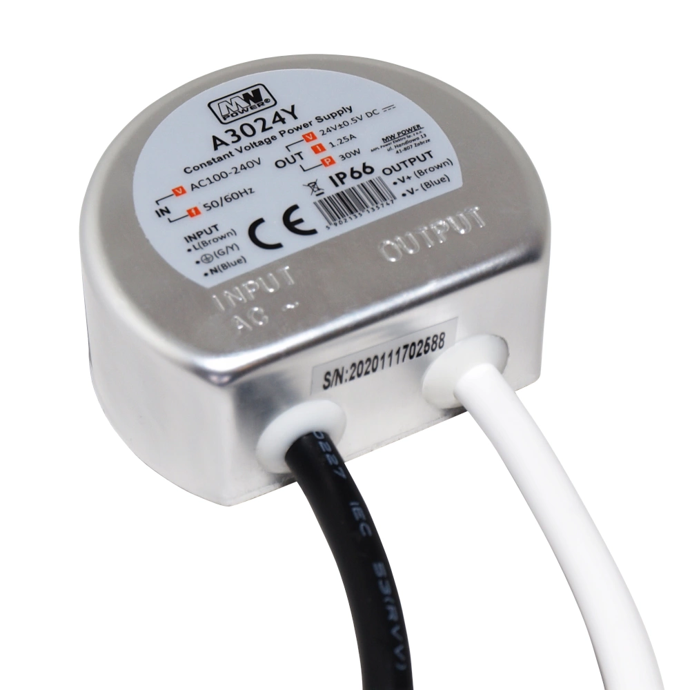 Zasilacz LED 12V 30W 2,5A IP66 DO PUSZKI A3012Y MPL | Produkty \ Taśmy ...